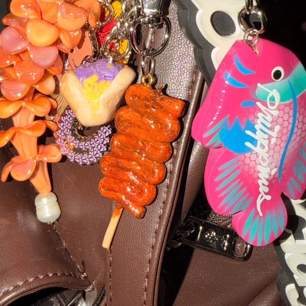 Foodie Keychain, Keychain, Bag Charm, Foodie Gift, Unique Gift ...