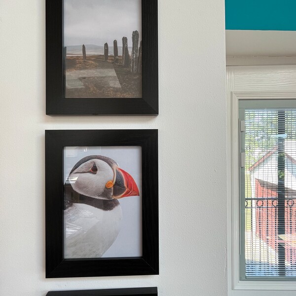 Modern Sleek Black White Rustic Oak Dark Oak Picture Frames Sleek Home ...