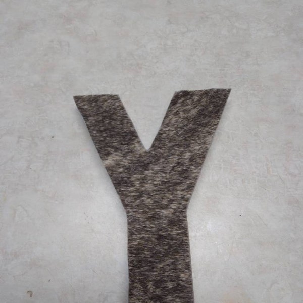 Cowhide Letter, Home Decor, Western, Rodeo, Cowgirl, Cattle, Initial ...