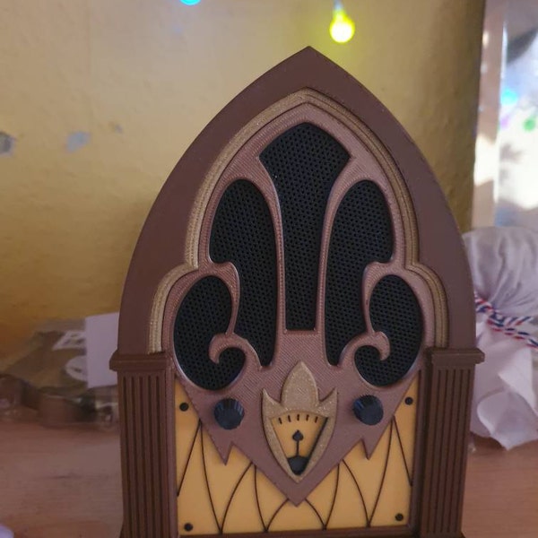 Alastor Cathedral Radio Style Box for Speaker Classic Brown - Etsy