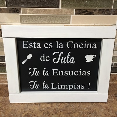 Farmhouse Signs, Living Room Decor, Wood Signs,spanish Home Decor, Home ...