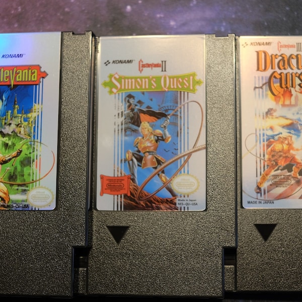 NES Replacement Case Cartridge Shell - Solid COLORS (6 Color Choices ...