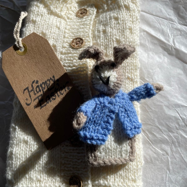 PDF KNITTING PATTERN Rabbit Creme Egg Cover, Easter Bunny Knitting ...