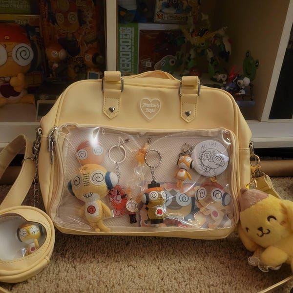 Large Ita Bag Crossbody With Insert, Anime Ita Bag, Ita Messenger Bag ...