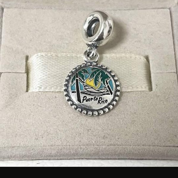 Pandora ITALY Map Flag Dangle Charm Pendant S925 Silver Jewelry for ...