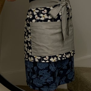 Easy to Sew/ Half Apron Sewing Pattern/ Pinafore Tutorial PDF/ Apron ...