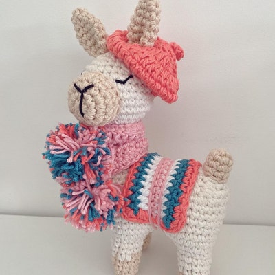 Louisa Llama Crochet Amigurumi PDF Pattern - Etsy
