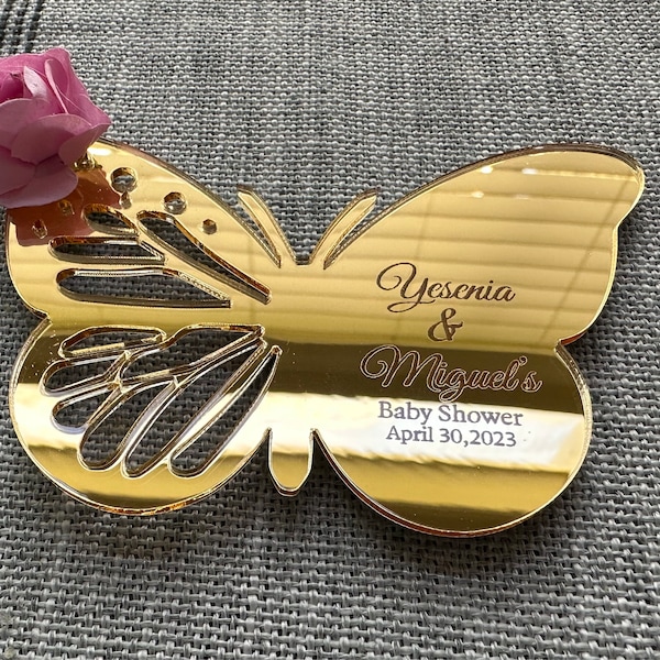 Butterfly Custom Magnet, Bridesmaid Gift, Personalized Gift, Baby ...