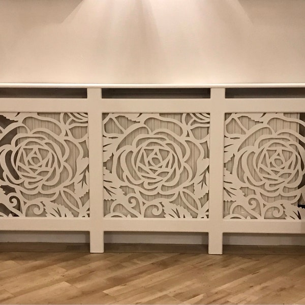 Wooden Radiator Cabinet Grille Radiator Screen Square 3mm Mdf SP1 - Etsy UK