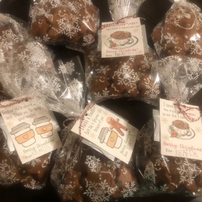 Teacher Gift Tag Template for Christmas Appreciation Gift Tag Coffee ...