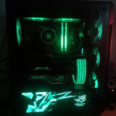 Custom Rgb Pc Case Light Decoration Board Panel Water Cooling Pc Decor ...