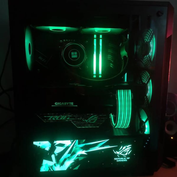 Custom Rgb Pc Case Light Decoration Board Panel Water Cooling Pc Decor ...