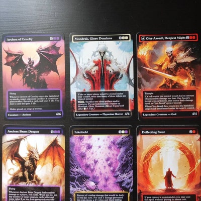 Wheel of Fortune 6 alternative Custom Art / No Foil Edh MTG Proxy - Etsy