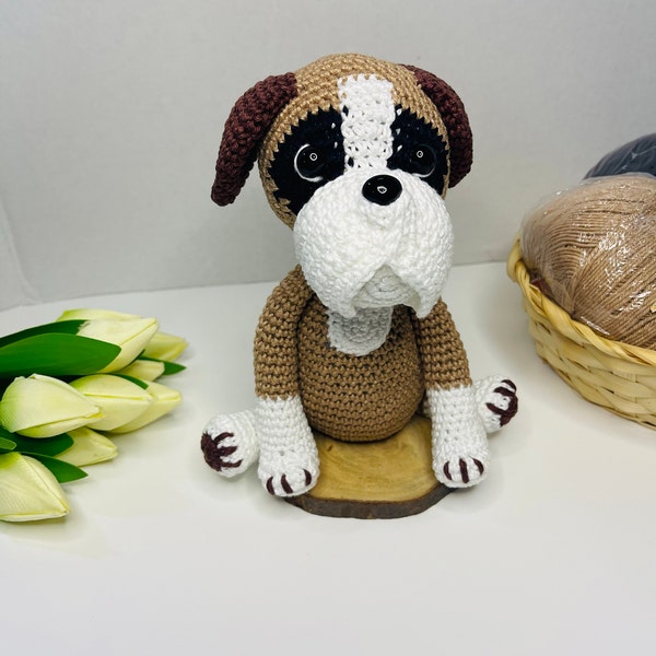 Boxer Crochet Pattern, Crochet Boxer, Boxer, Crochet Pattern, Amigurumi ...