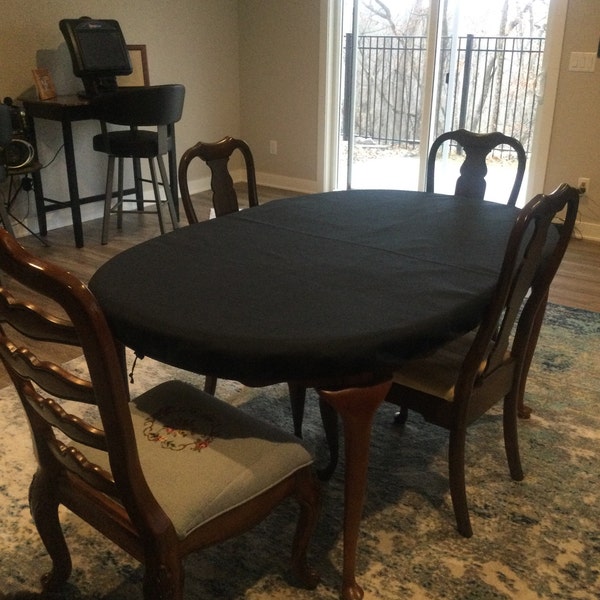 Felt Poker Table Cover: Custom Game Table Cloth - USA Made for Round ...