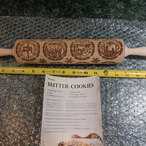 SNOWMEN CHRISTMAS Rolling Pin Embossing Rolling Pin Engraved - Etsy