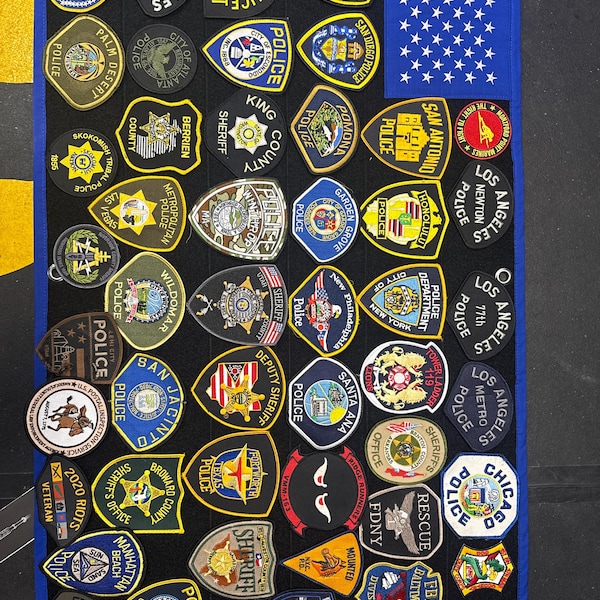 Embroidered Patch Display Board - Handmade & Customized - Military ...
