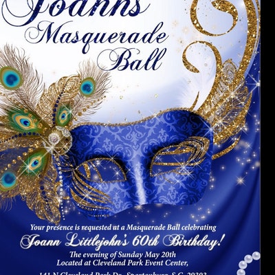 Rose Gold Masquerade Invitation Rose Gold Masquerade Rose - Etsy