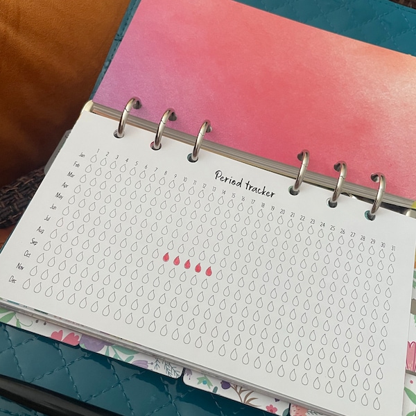 2025 Year at a Glance Planner Insert, Yearly Overview Planner Page ...