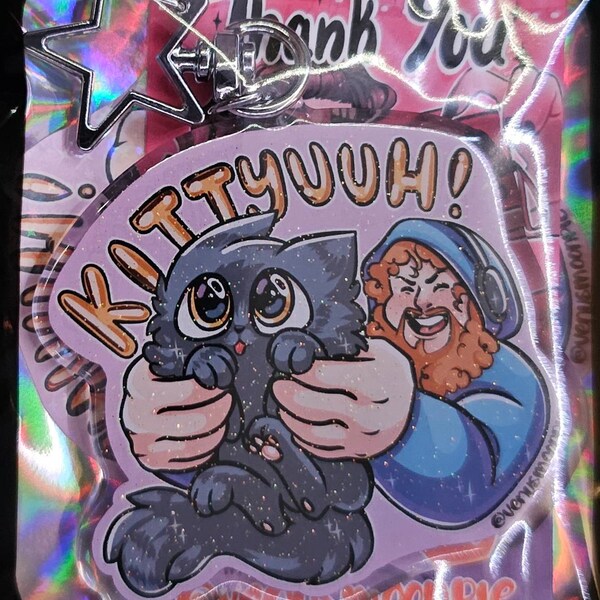 Smilin Friends Heart Hands Fanart Sparkle Stickers | Holographic ...