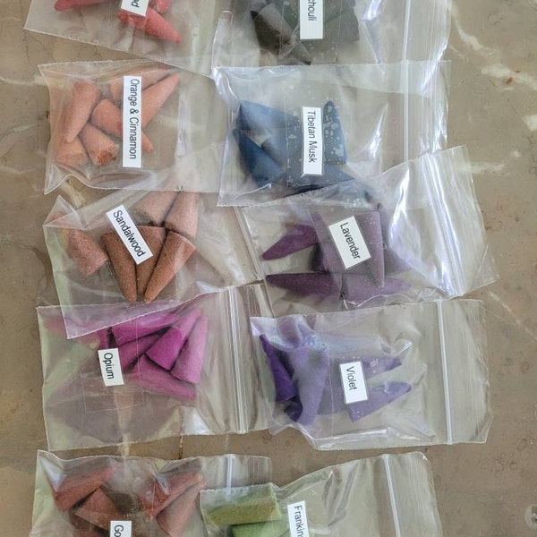 The Complete Incense Resin Set 4 Resins, Charcoal Discs, Brass Burner ...