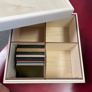 Extra Large Unfinished Wood Box With Lid gifts-memory Box-engravable ...