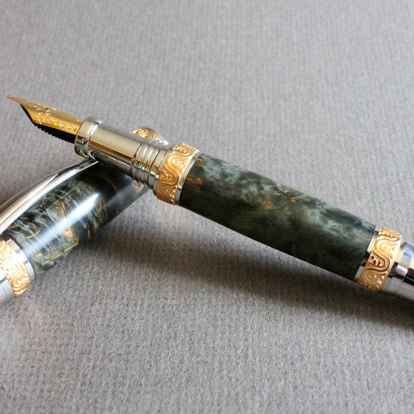 Stabilized and Dyed Karelian Birch Bigger Size Wood Blocks for Making a ...