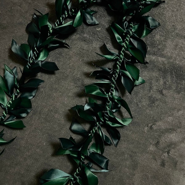 Ti Leaf Ribbon Lei - Etsy