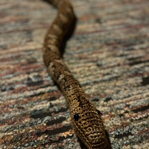 Ball Python Amigurumi Crochet Pattern, Betty the Realistic Plush Snake ...