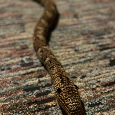 Ball Python Amigurumi Crochet Pattern, Betty the Realistic Plush Snake ...