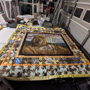 The Lord's Prayer Panel David Textiles Digital Prints DX-1349-1 Blue ...