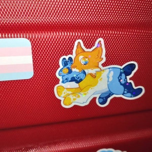 Aceflux Pride Stickers Shark, Dog, Cat Designs Holographic Sticker for ...