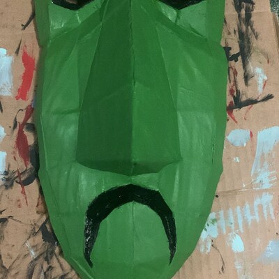 The Little Demon Mask DIY Papermask DIY Halloween Mask Build Your Own ...