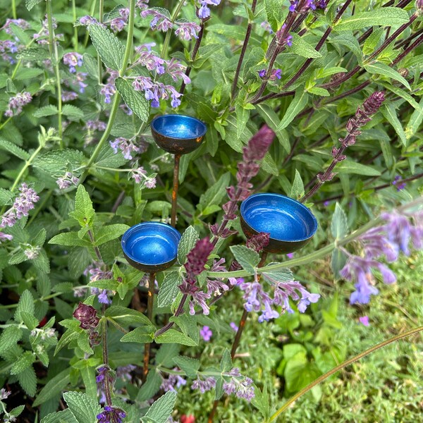 Bee Waterer, Bee Water Stations, Set of Three Cups Garden Sculpture - Etsy