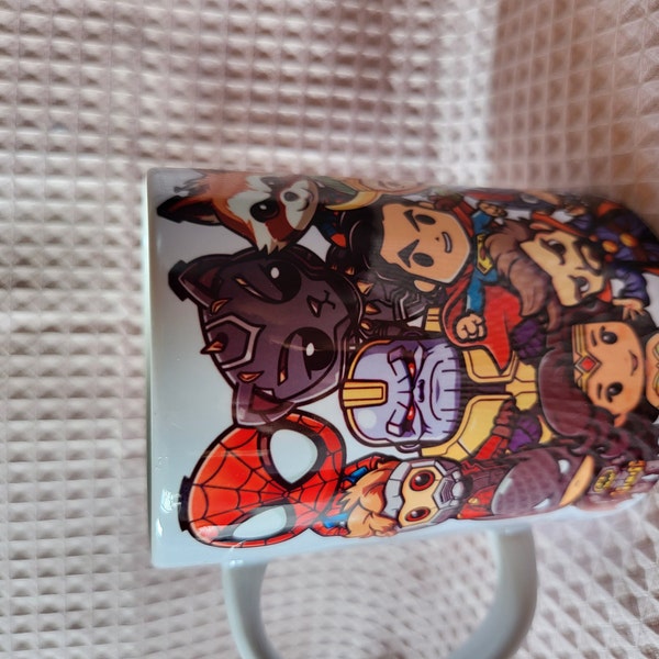 Superheroes Sticker PNG Pack Chibi Vector Cute Clipart Bundle of 19 ...