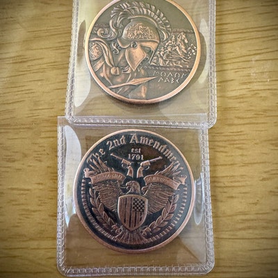 American Eagle Challenge Coin Strength Freedom Pride Antique Patina EDC ...