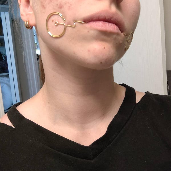 EARHALO - BIA'S CROWN | Ear Cuff Chain & Face Chain - Face Jewelry ...