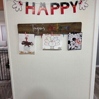 Look What I Made,personalized 3D Art Display Sign,kids Artwork Display ...