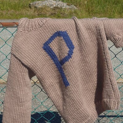 M Size Ready Fluffy Nordic Jumper, Mohair Nordic Sweater, Icelanding ...
