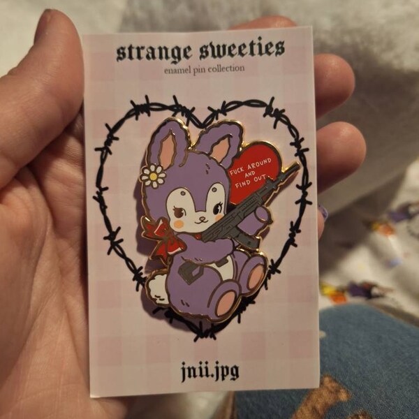 Lamb Twins Pin Creepy Cute Oddity Art on Hard Enamel Accessory - Etsy