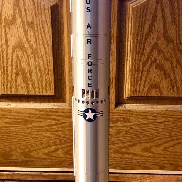 Minuteman III Missile Model With Removable Components - Etsy