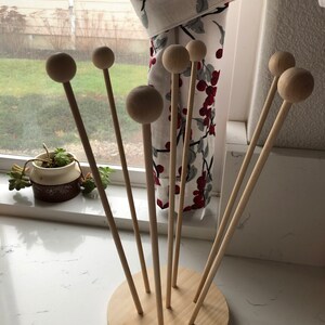 Handmade Hardwood Revolving Tie/necklace/mask Rack Space - Etsy