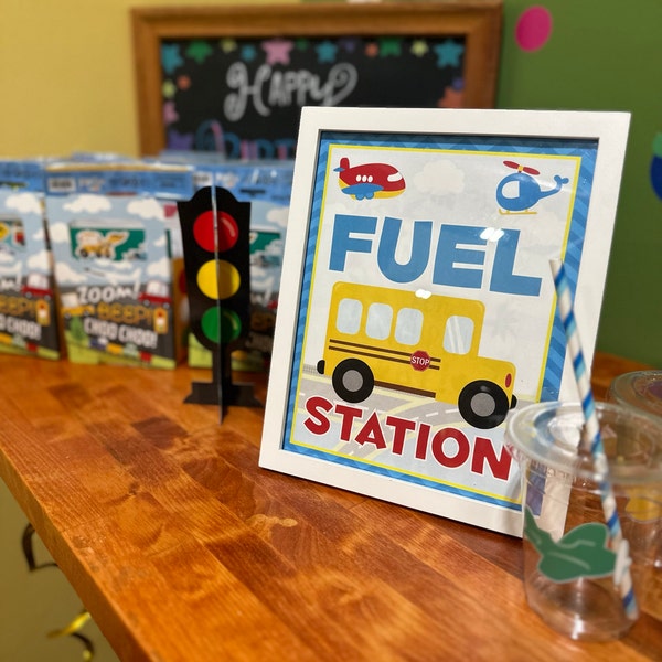 Transportation Party Signs. Transportation Baby Shower Signs ...