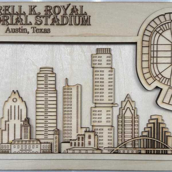 Laser Cut SVG Digital Cut File kansas City, Missouri Skyline and 3D ...