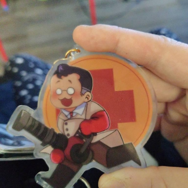 Tf2 RED Keychains - 3 INCH - Etsy