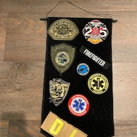 Premium Large Pin Display, Pin Badge Display, Canvas Pennant, Enamel ...