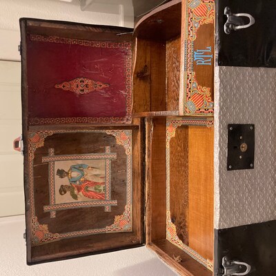 Antique Trunk Interior Trim Kit Complete Set of Original Reproduction ...