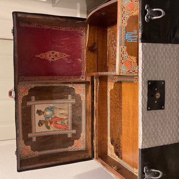 Antique Trunk Interior Trim Kit Complete Set of Original Reproduction ...