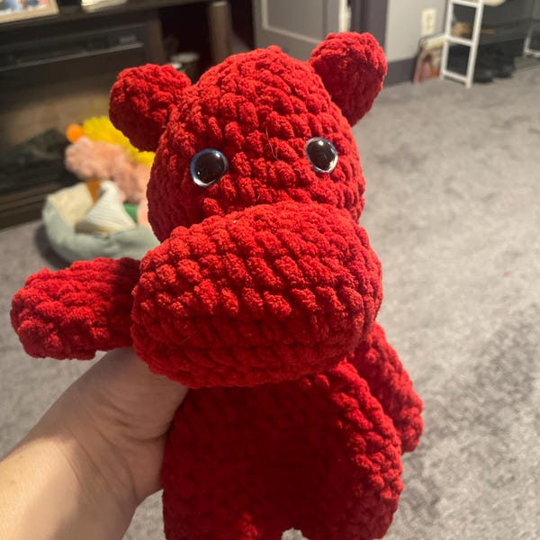 Hippo Comforter. Cute Snuggler. Amigurumi. Crochet. PDF. Animal. Plush ...