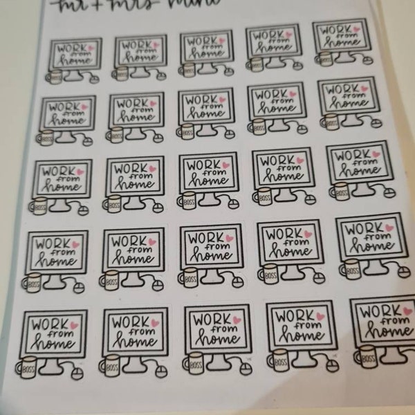 Zoom Meeting Printable Planner Stickers | Hand Drawn Stickers, Planner ...